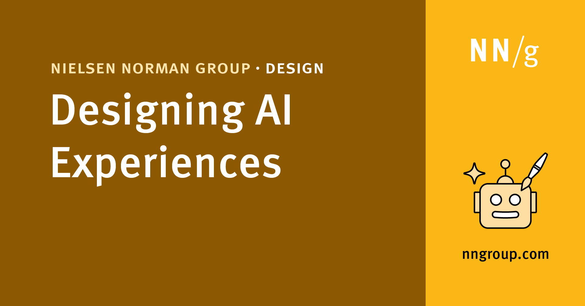 Designing AI Experiences | NN/g Training Course - NN/G