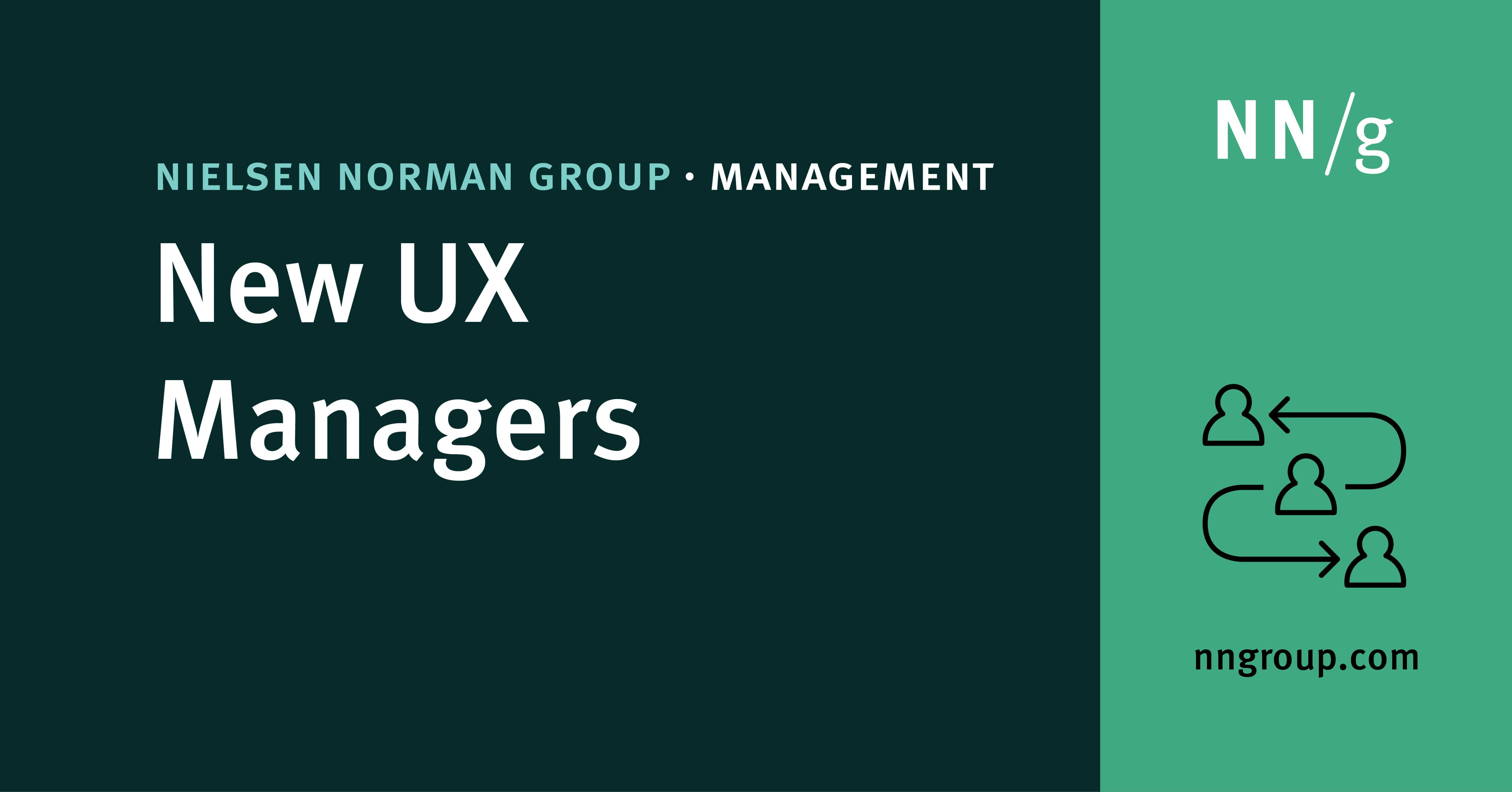 New UX Managers | NN/g Training Course - NN/G