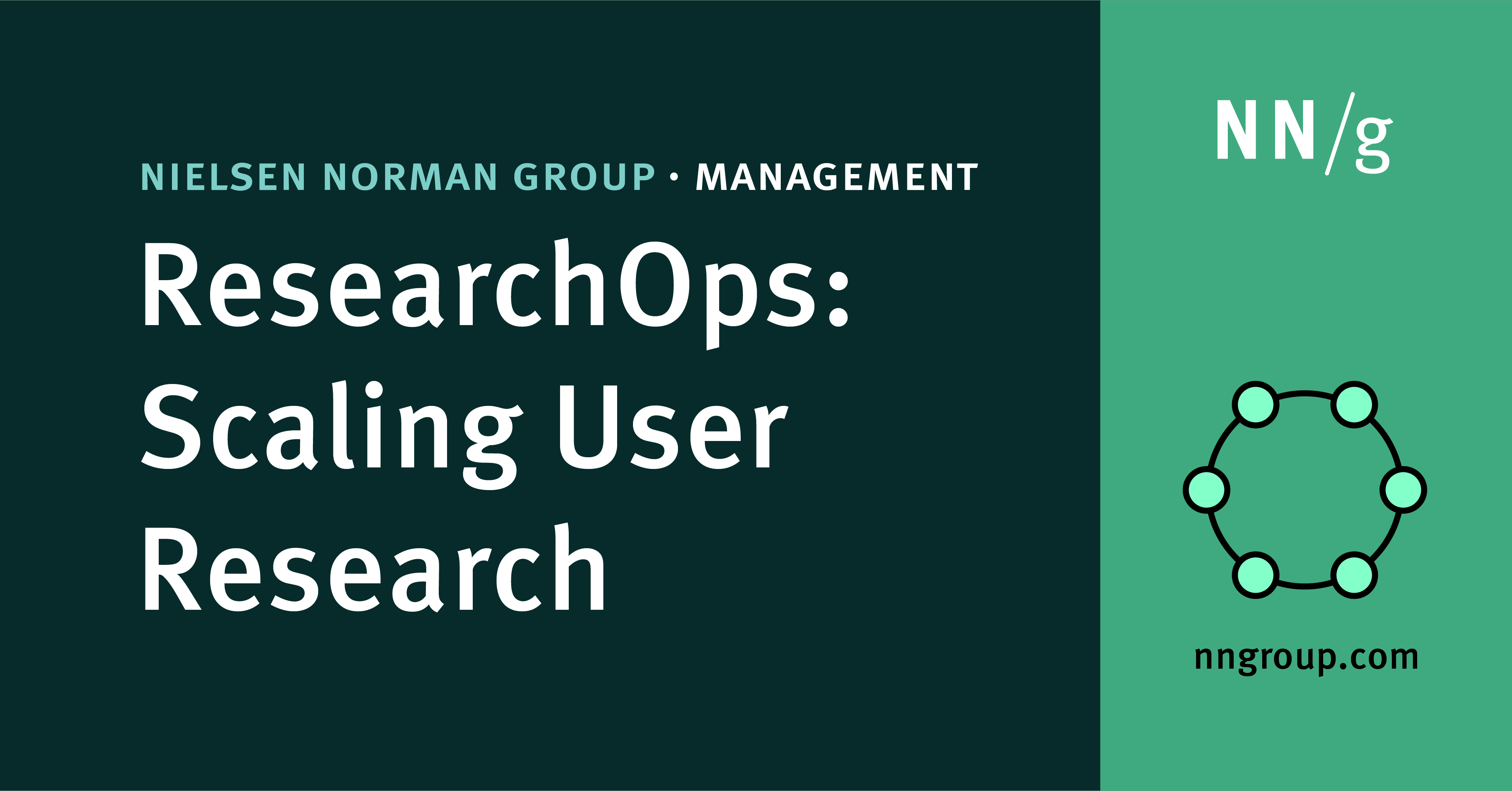 ResearchOps | NN/g Training Course - NN/G