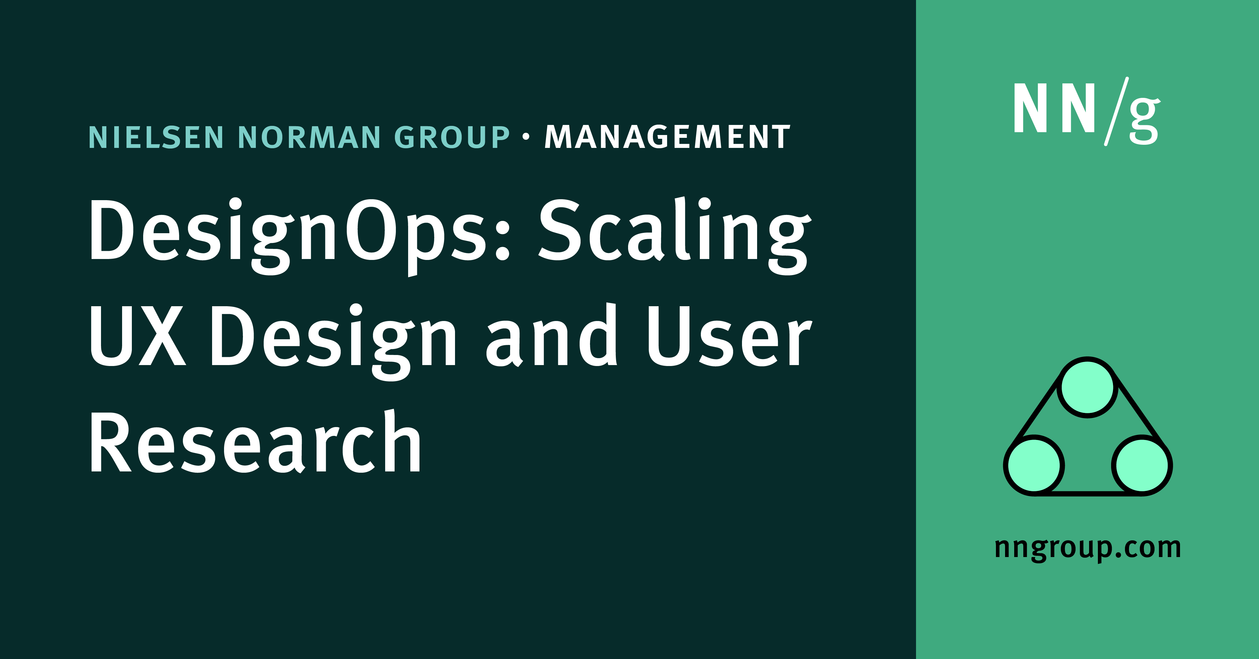 DesignOps: Scaling UX Design and User Research | Full Day UX training ...