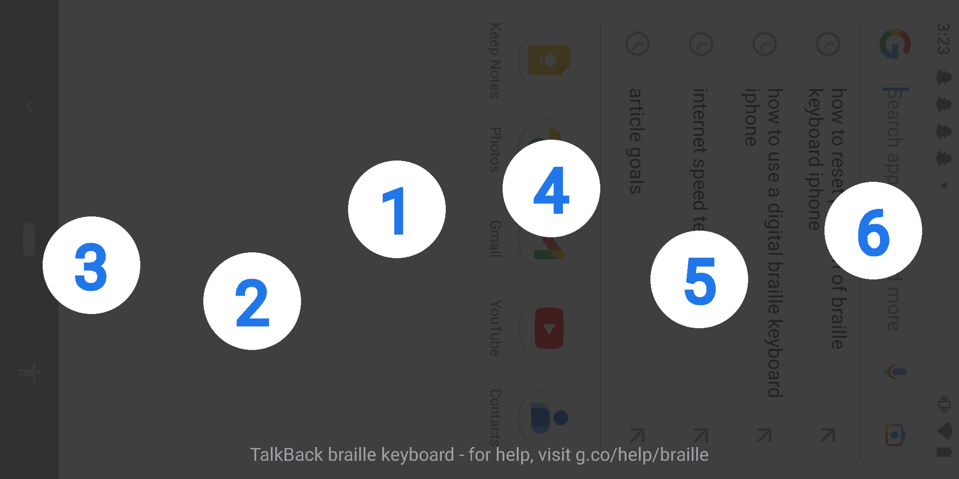 How Screen-Reader Users Type on and Control Mobile Devices