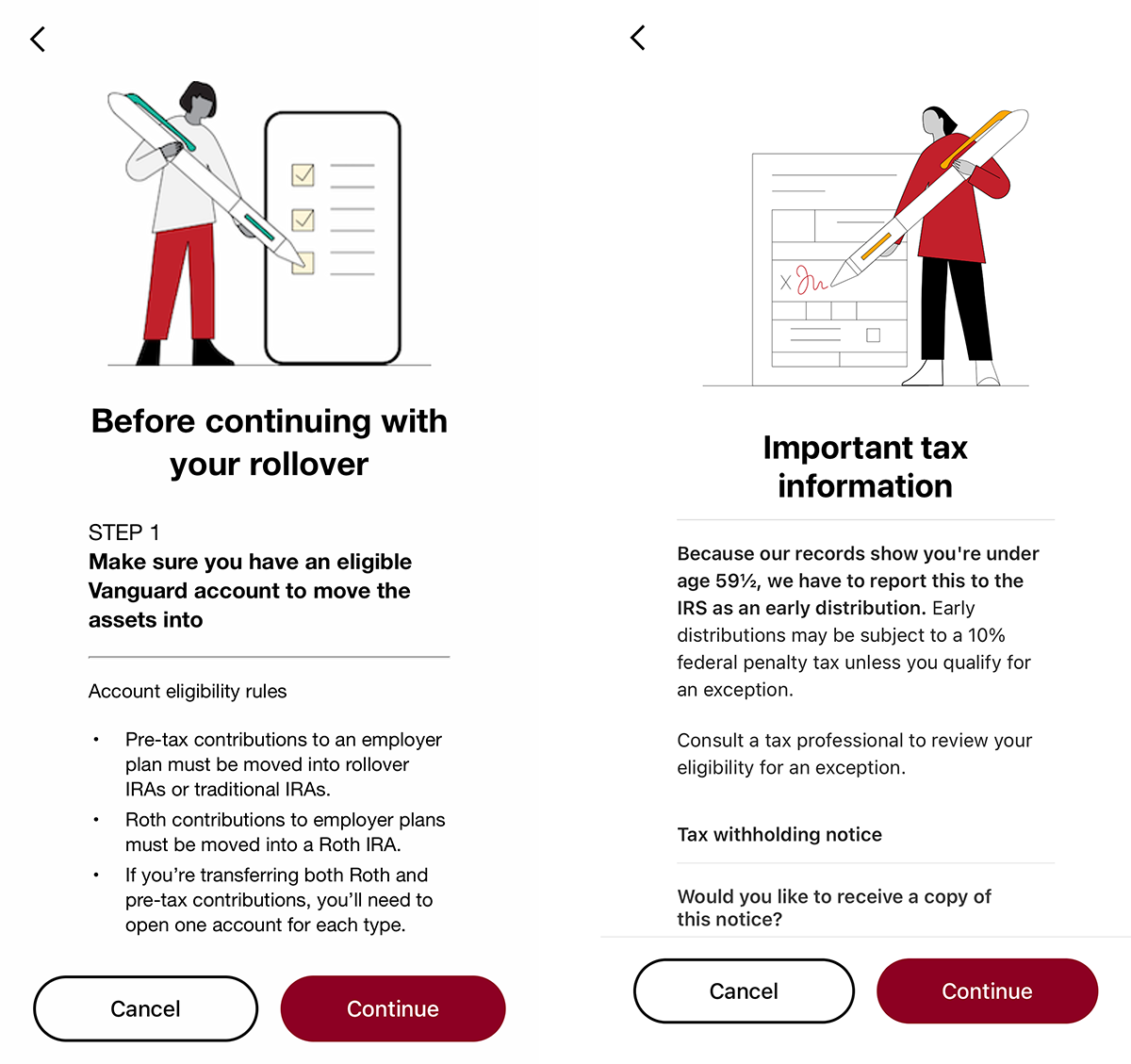 Prioritizing User Needs: Vanguard Mobile App - NN/g