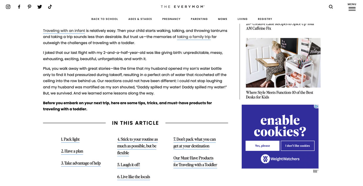Table of Contents: The Ultimate Design Guide - NN/G