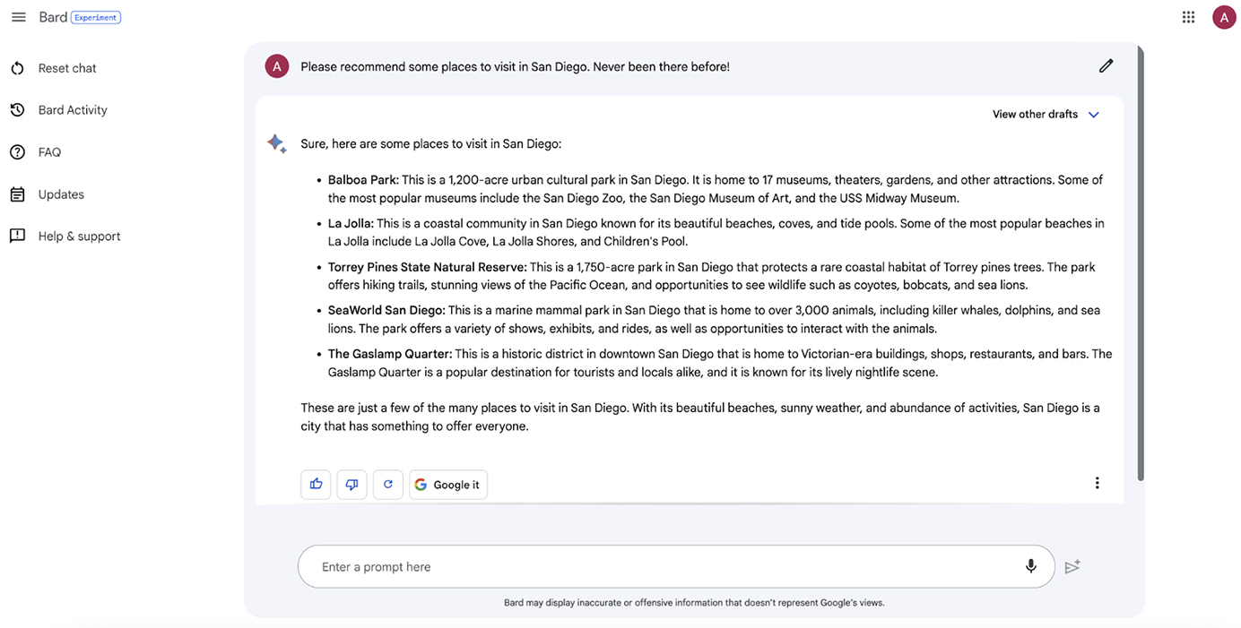 ChatGPT, Bard, or Bing Chat? Differences Among 3 Generative-AI Bots