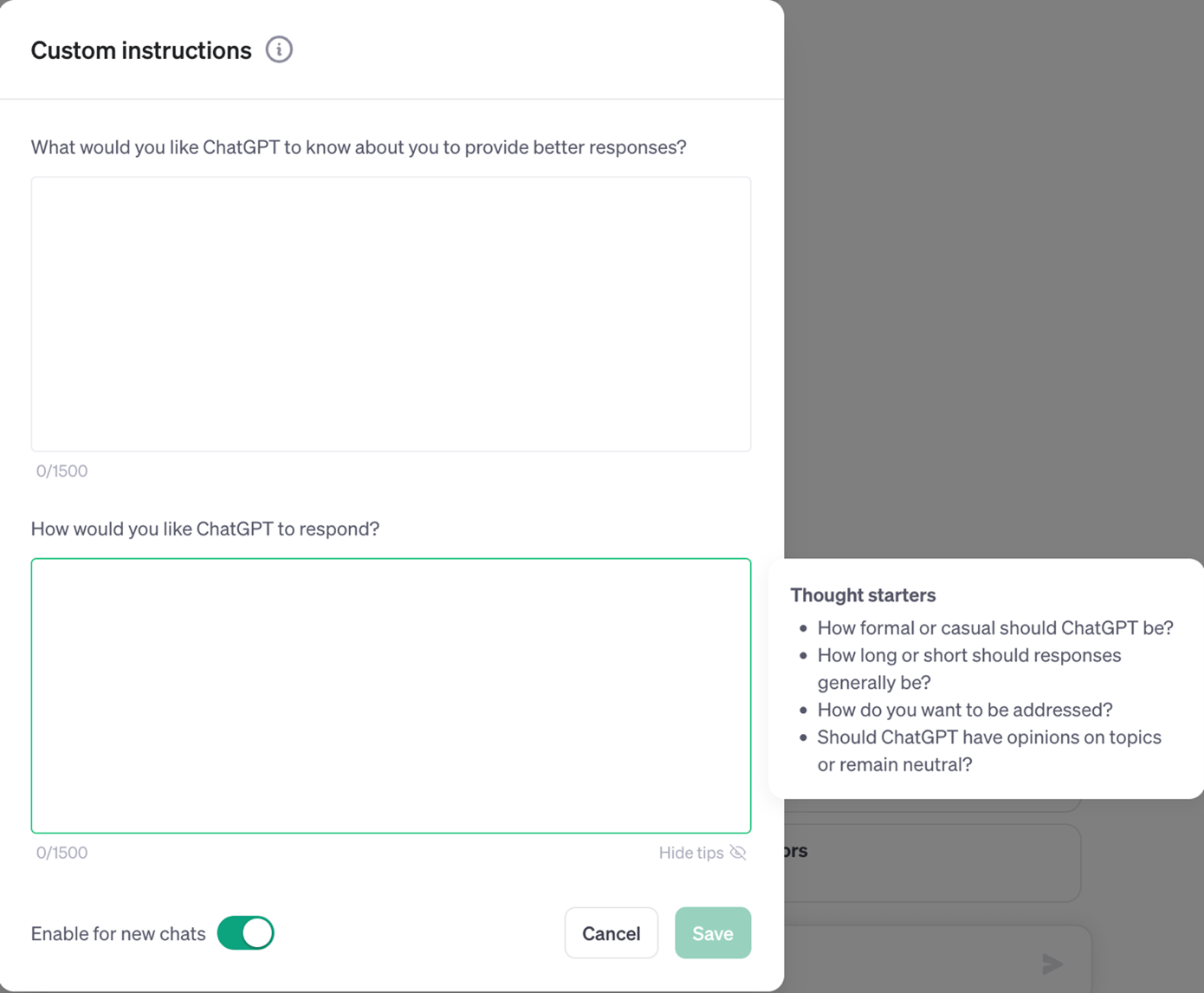 Prompt Structure in Conversations with Generative AI