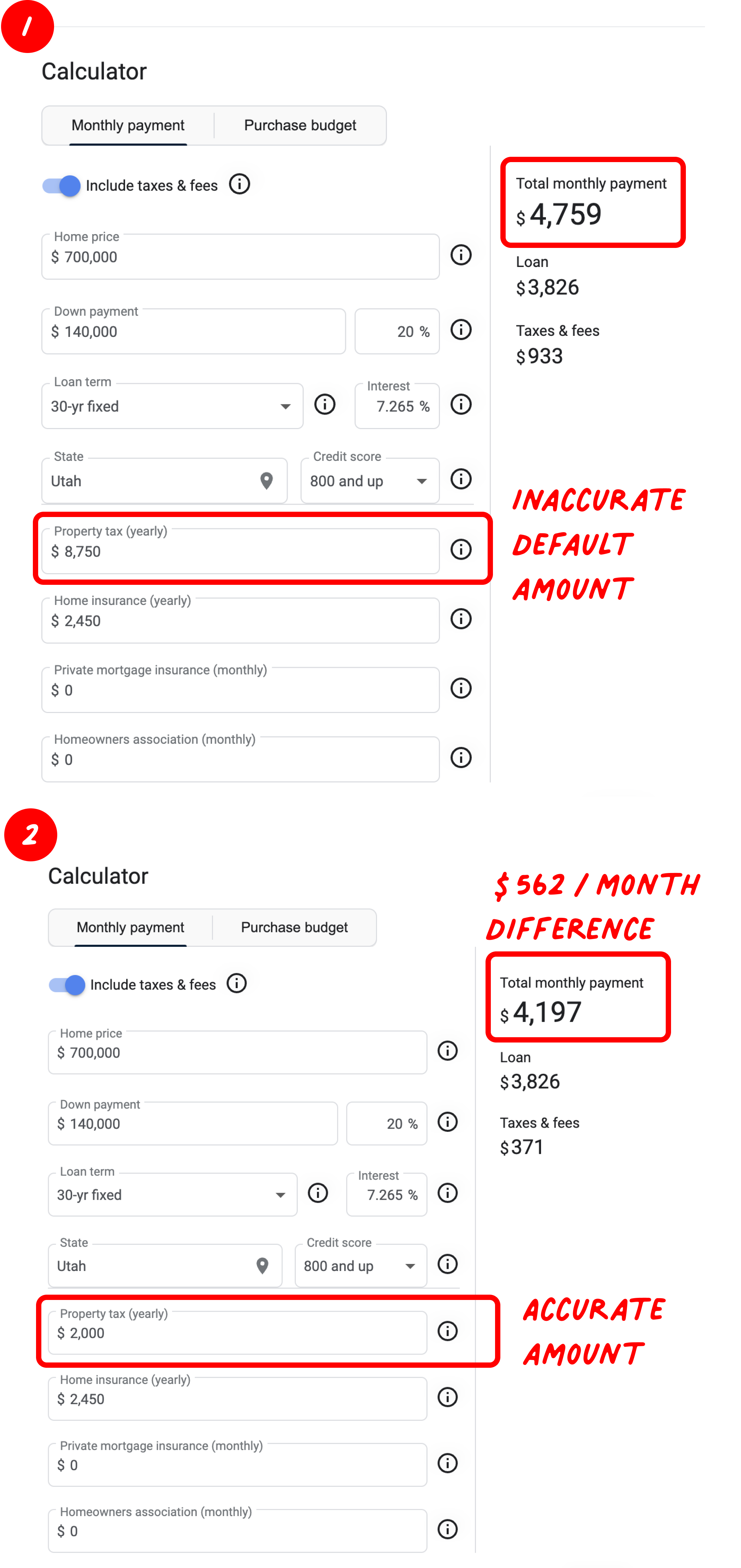 12 Design Recommendations for Calculator and Quiz Tools - NN/G