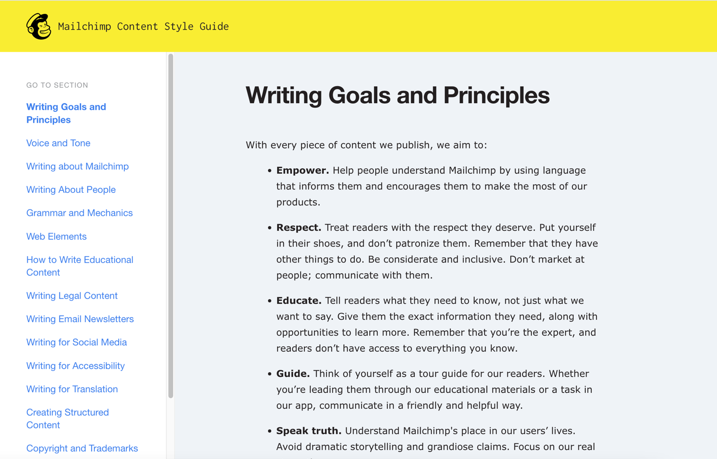 Content Standards in Design Systems