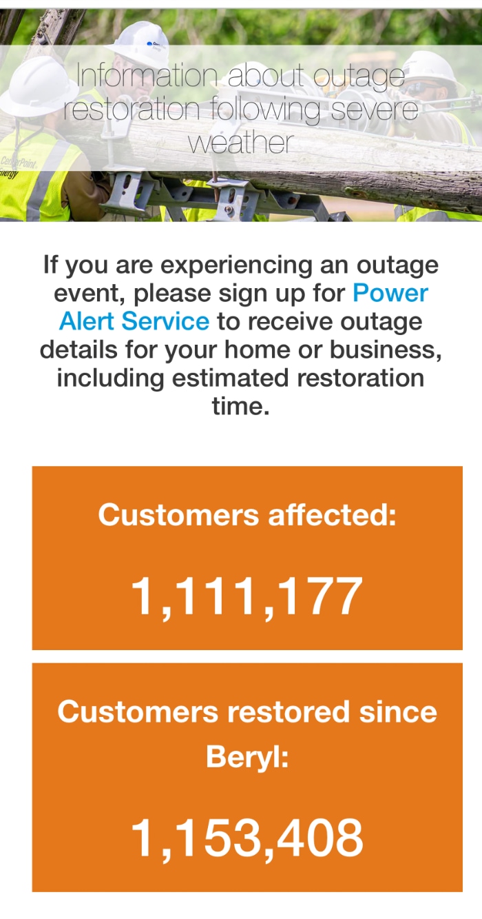 A Lesson on Top Tasks from Hurricane Beryl