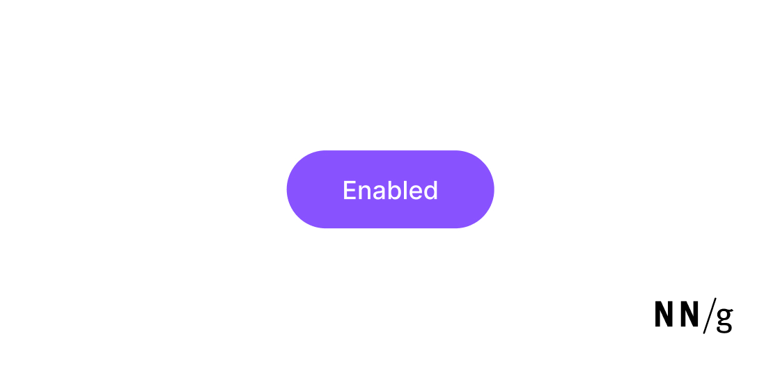Button States: Communicate Interaction - NN/G