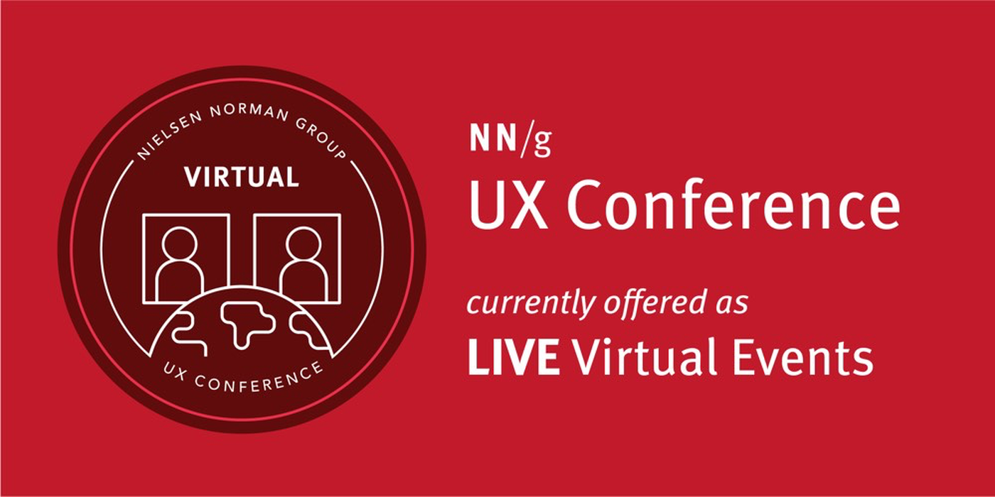 UX Training by Nielsen Norman Group: the UX Conference, Online Seminars ...
