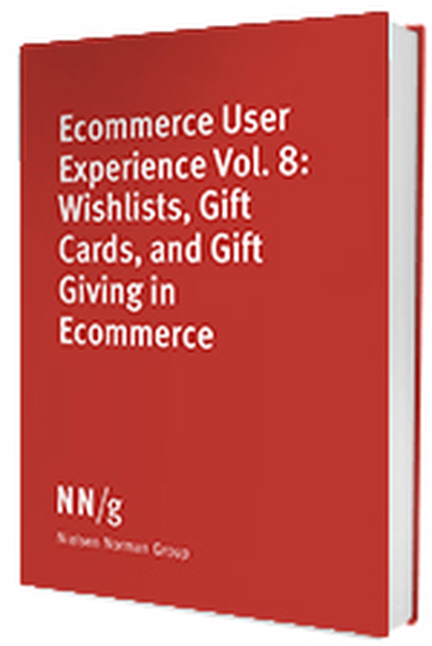 Wishlists, Gift Cards, and Gift Giving | NN/g Report