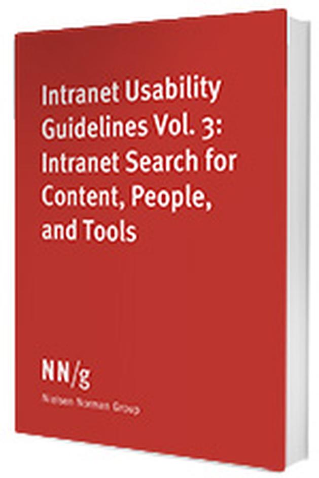 NN/g's Intranet Usability Guidelines Report: Search for Content, People ...