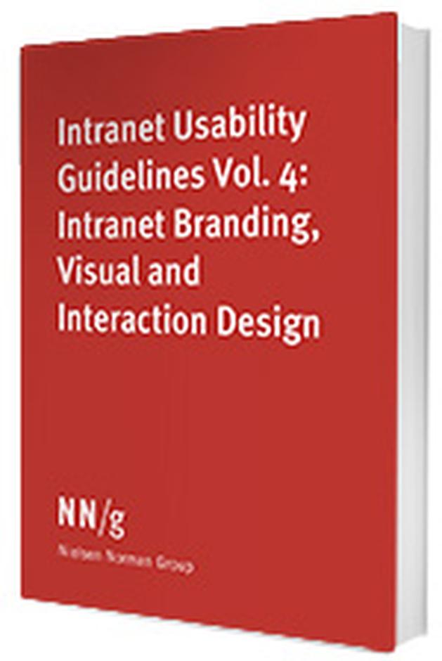 NN/g's Intranet Usability Guidelines Report: Branding, Visual and ...