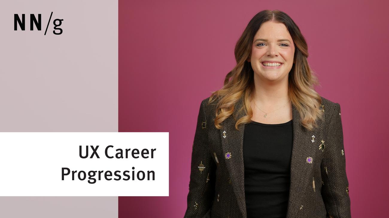 The 5 Stages of UX-Career Progression - NN/G