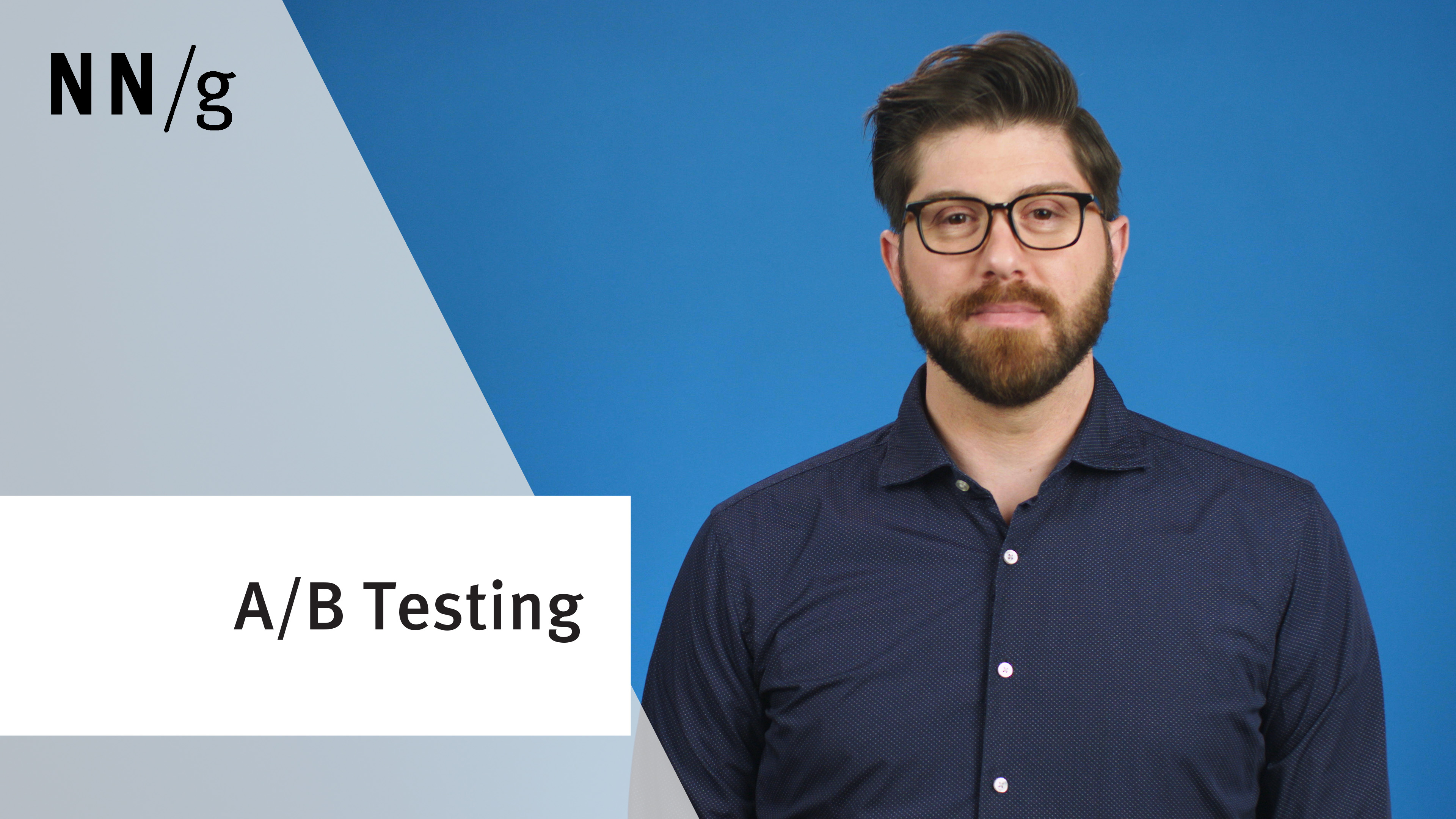 A/B Testing Roadmap (Video) - NN/g