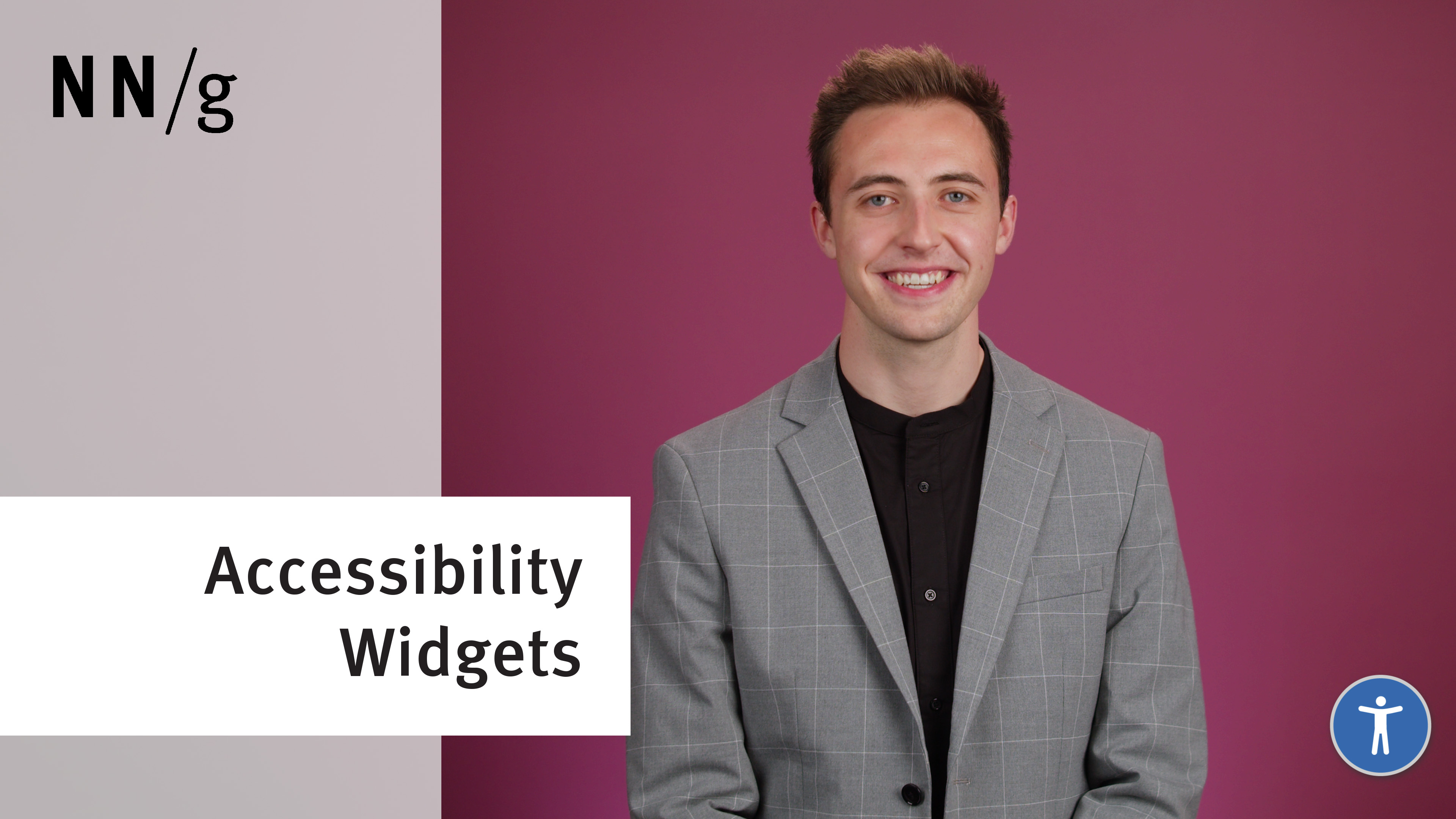 Accessibility Widgets Are Not Enough for Screen-Reader Users (Video) - NN/G