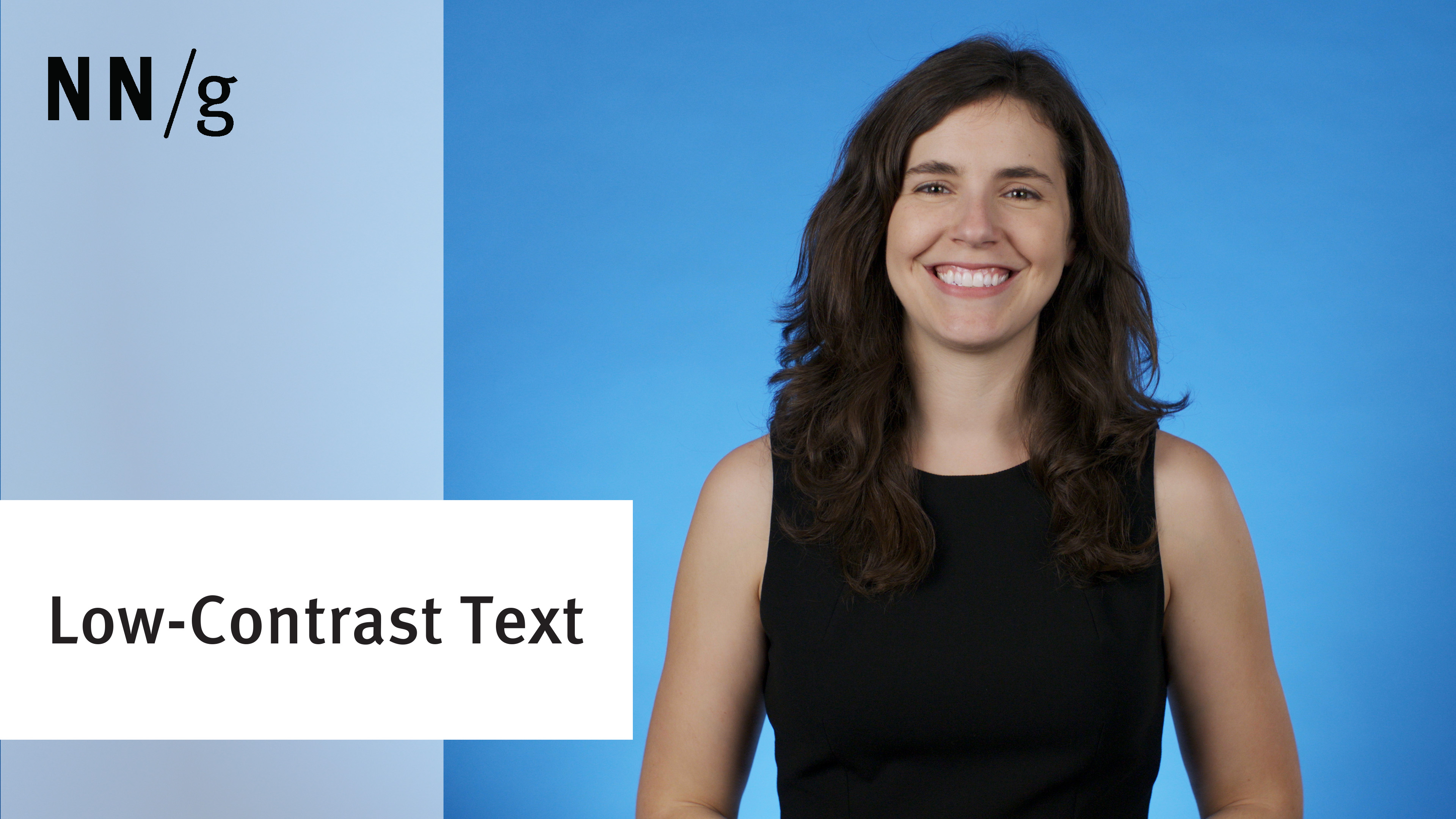 Alternatives to Low-Contrast Text (Video) - NN/g