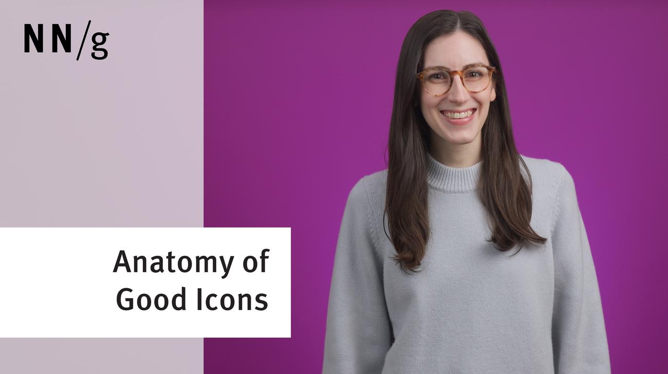 Anatomy of Good Icons (Video) - NN/G