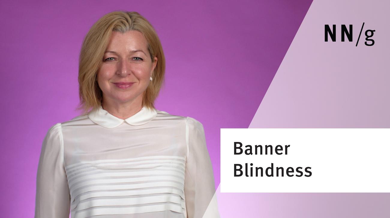 Banner Blindness Revisited: Users Dodge Ads on Mobile and Desktop - NN/G