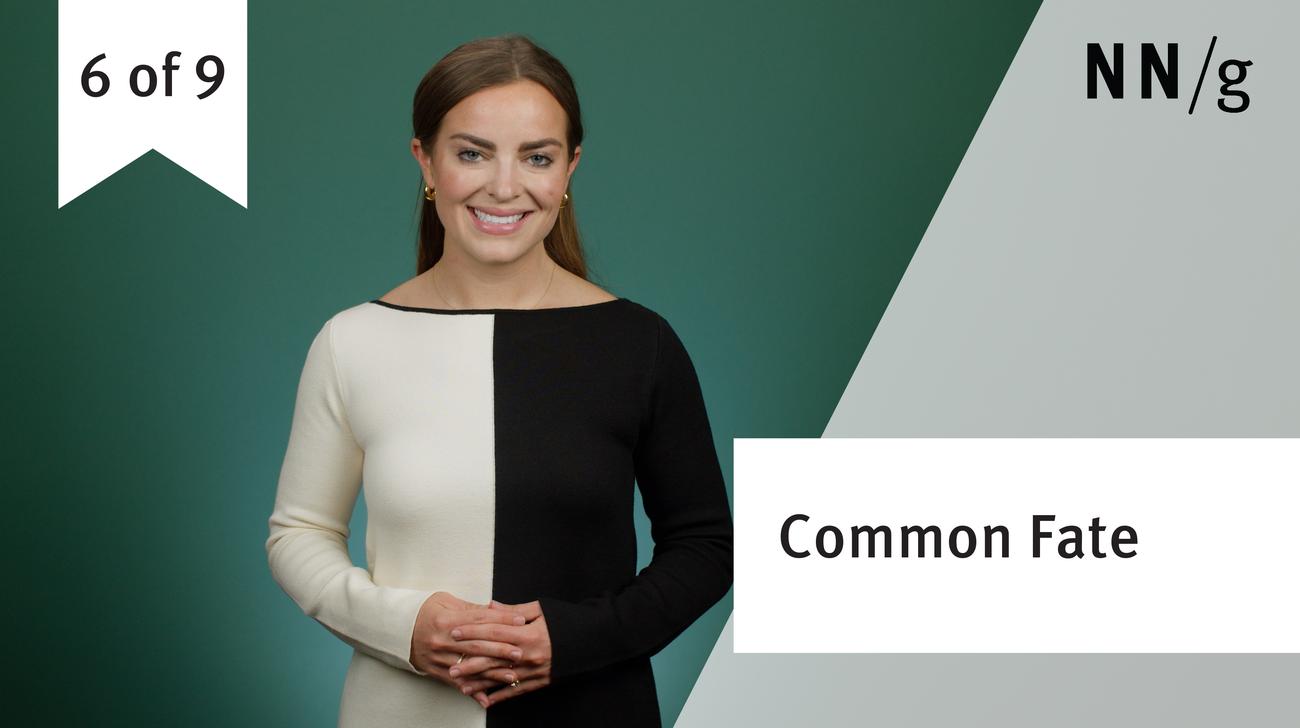 The Principle of Common Region: Containers Create Groupings - NN/G