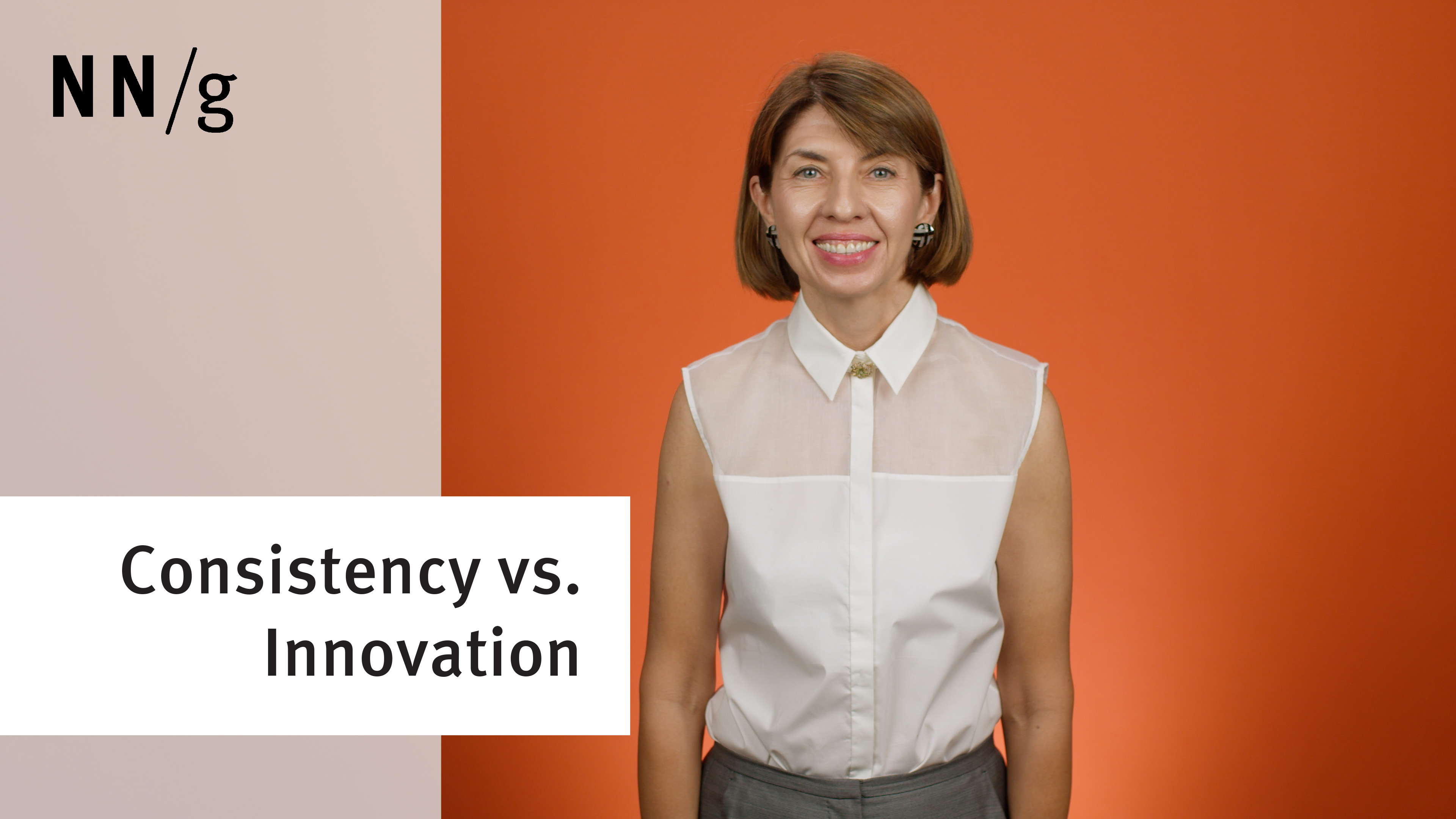 Consistency vs. Innovation in UX Design (Video) - NN/G