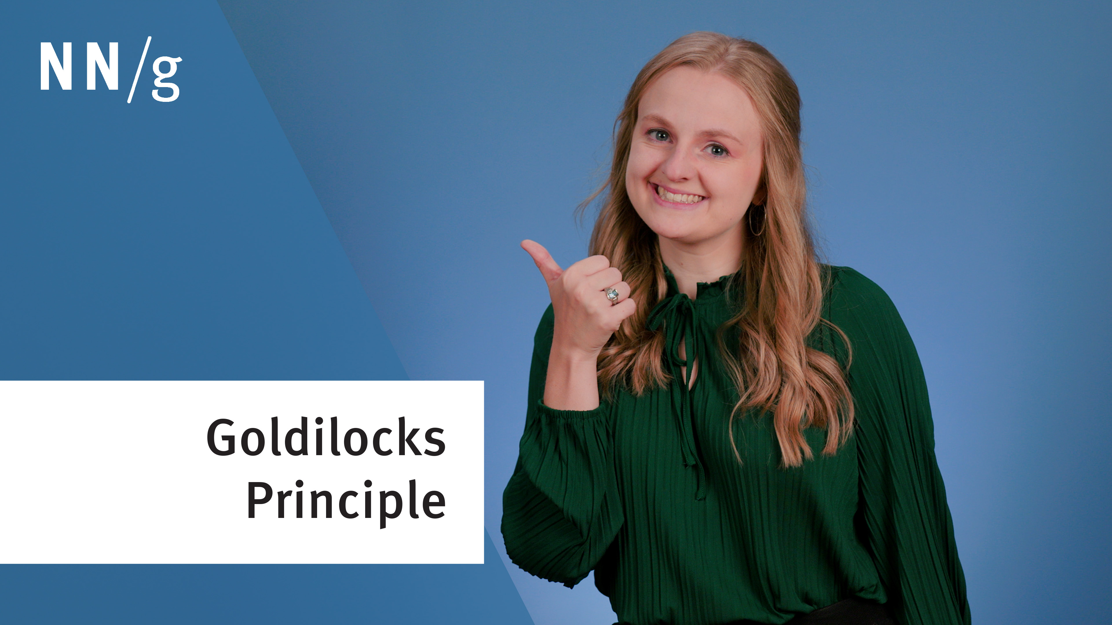 The Goldilocks Principle for Prototyping (Video) - NN/g
