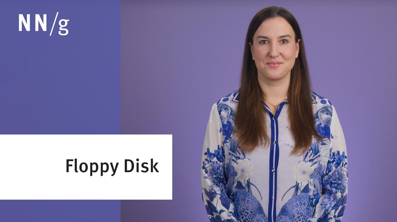 Is the Floppy Disk Dead? (Video) - NN/G