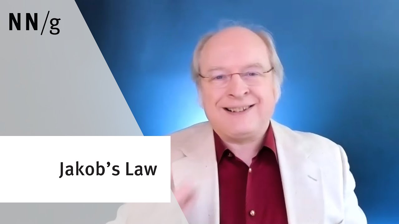 Jakob's Law of Internet User Experience (Video) - NN/G