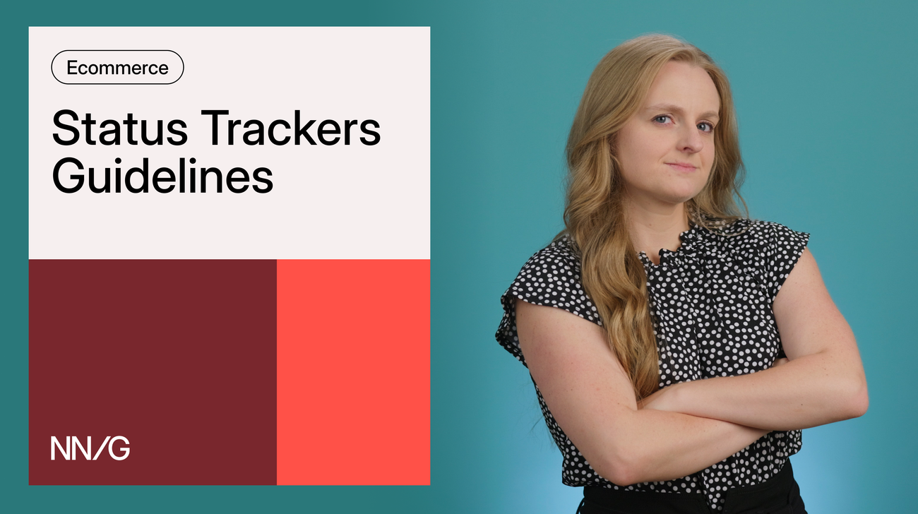 Status Trackers: 6 Guidelines for Discoverability and Clarity (Video ...