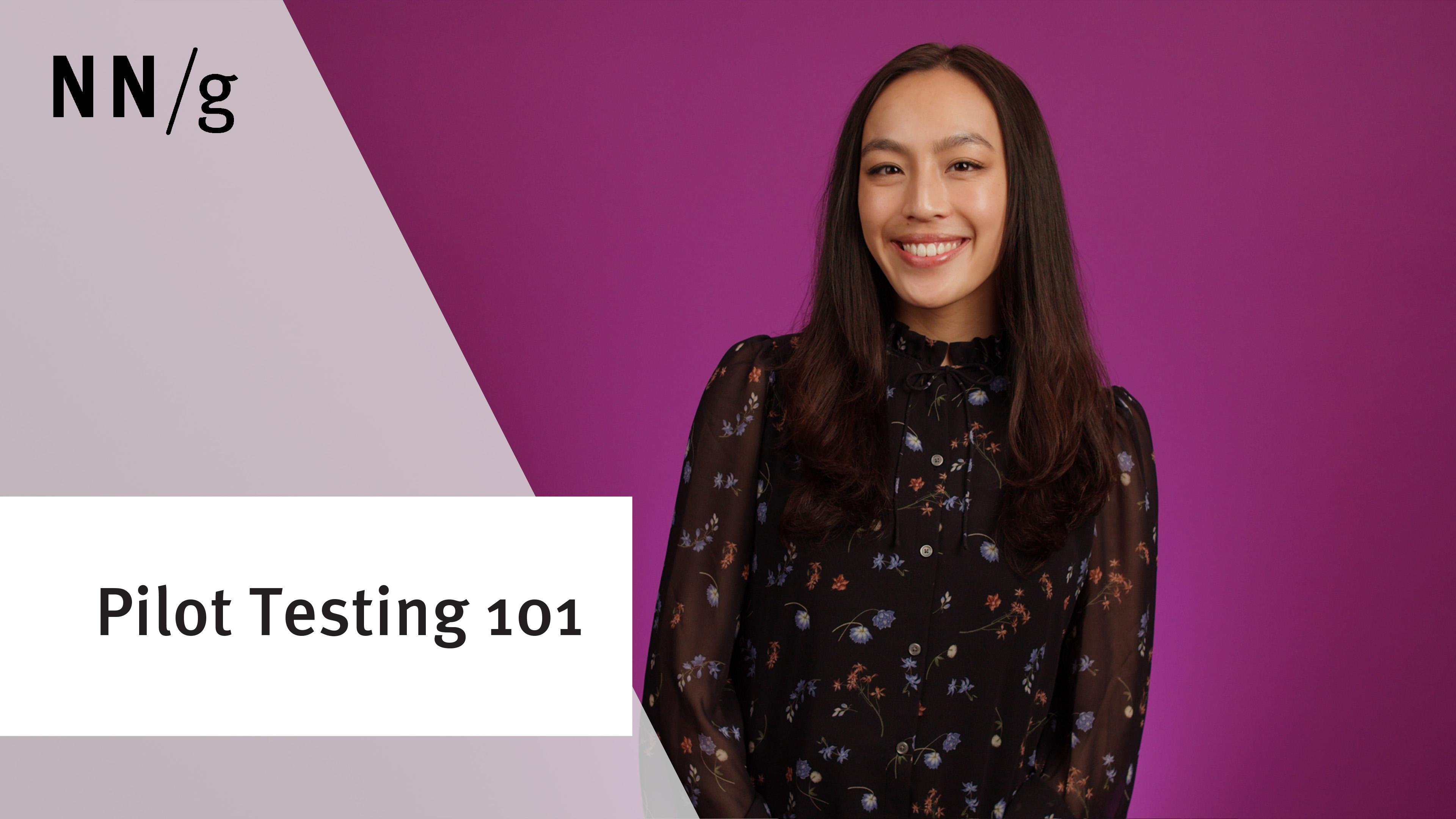 Pilot Testing In Ux Research Video Nn G