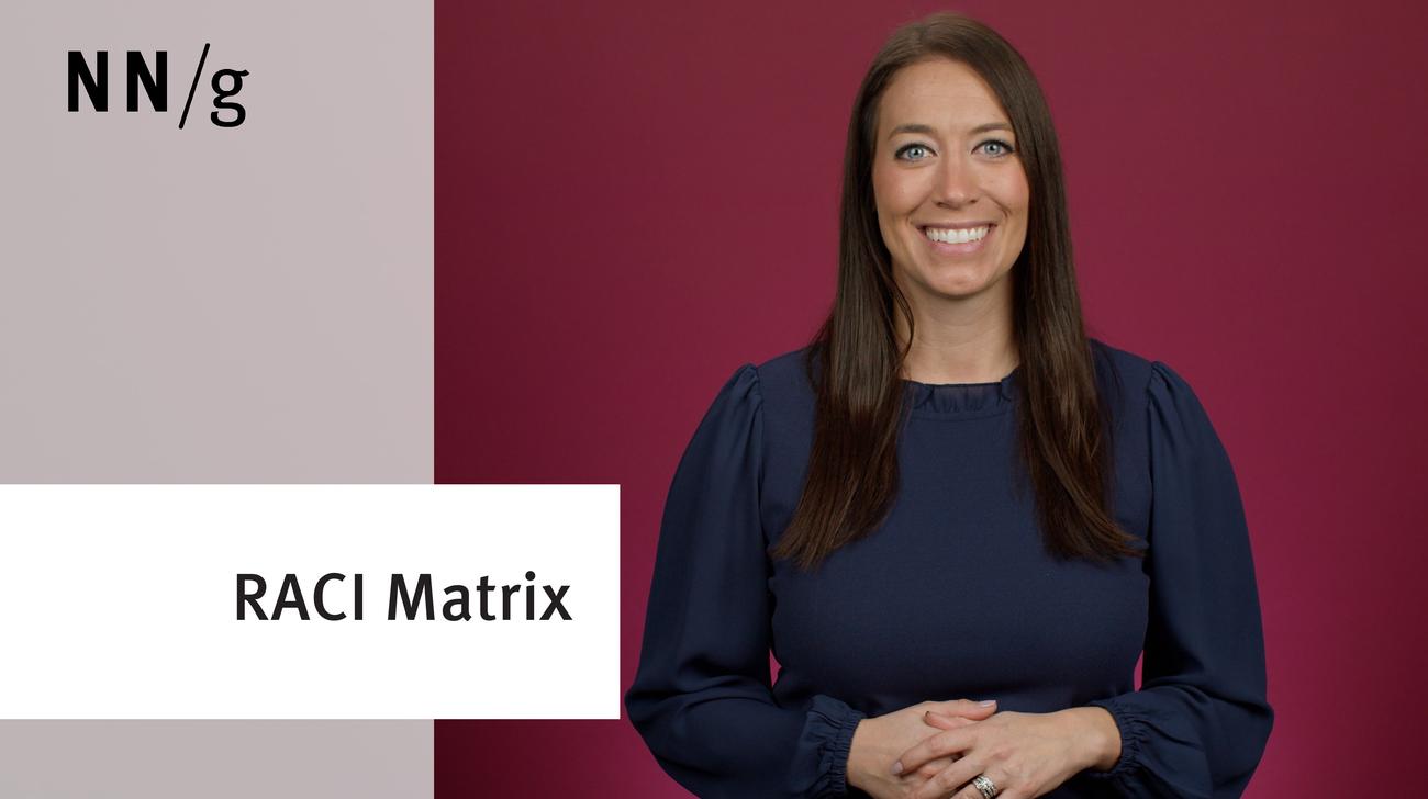 Setting UX Roles and Responsibilities in Product Development: The RACI ...