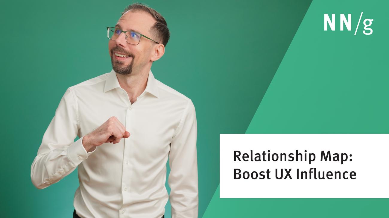 UX Mapping Methods: Study Guide - NN/g