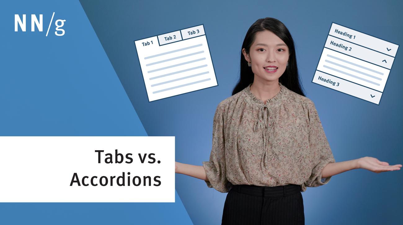 Accordions on Desktop: When and How to Use - NN/G