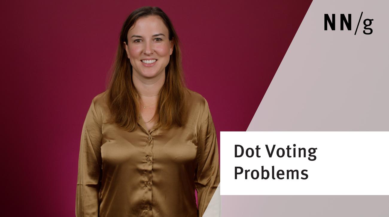 Make Dot Voting Better (Video) - NN/g