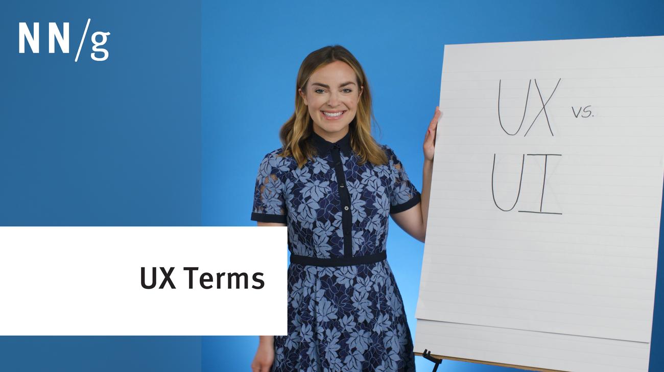 This vs. That: Confusing UX Terms Compared (Video) - NN/G