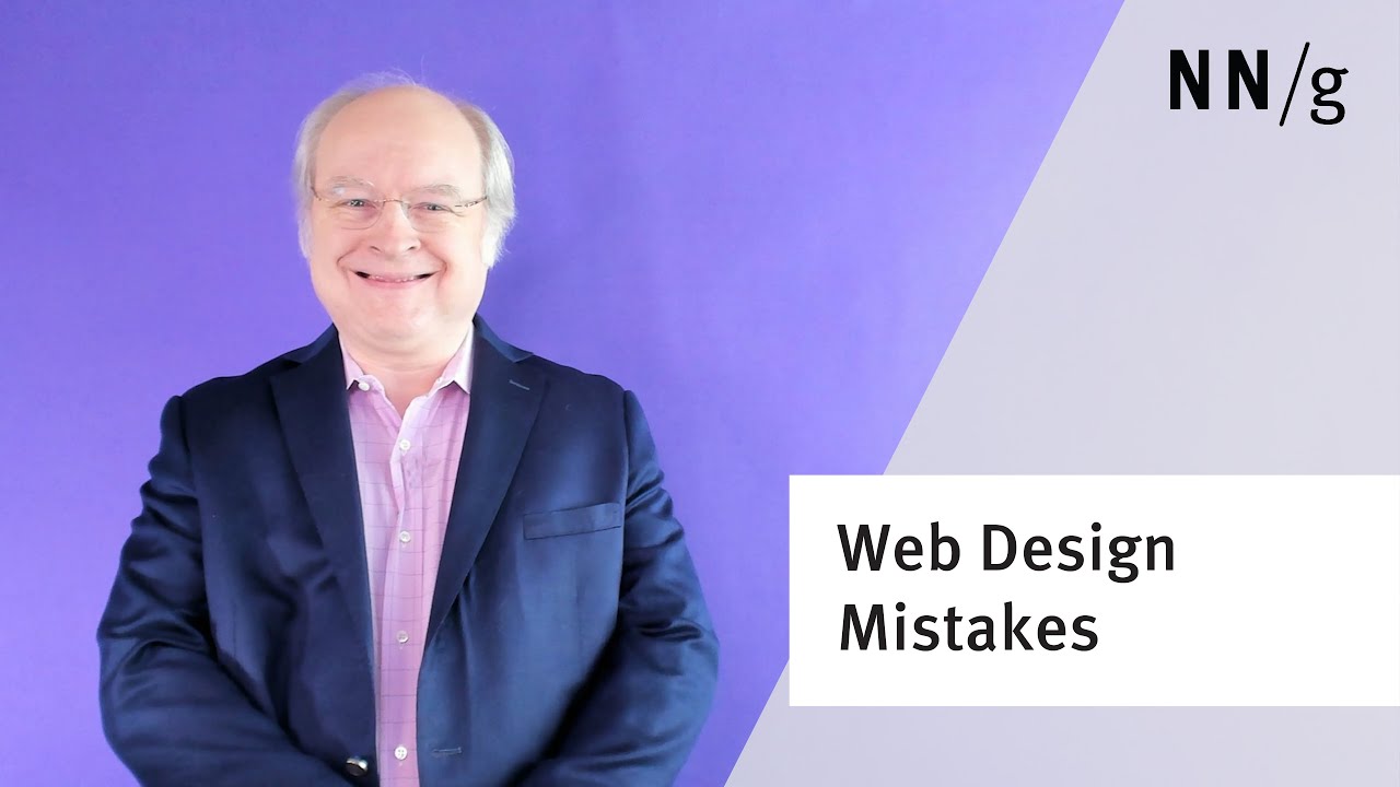 Top 10 Web-Design Mistakes (Video) - NN/g Top 10 Web-Design Mistakes (Video) - NN/g