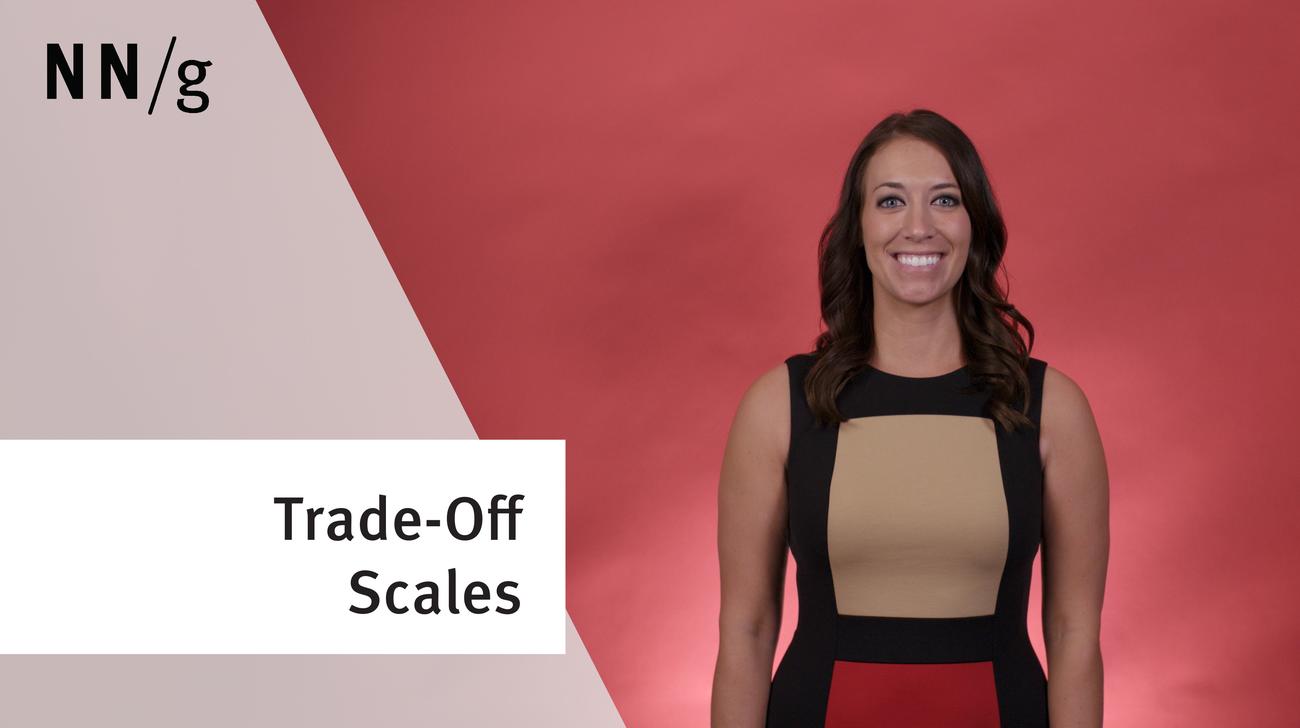Using Trade-Off Scales for Prioritization in UX Design Projects (Video ...