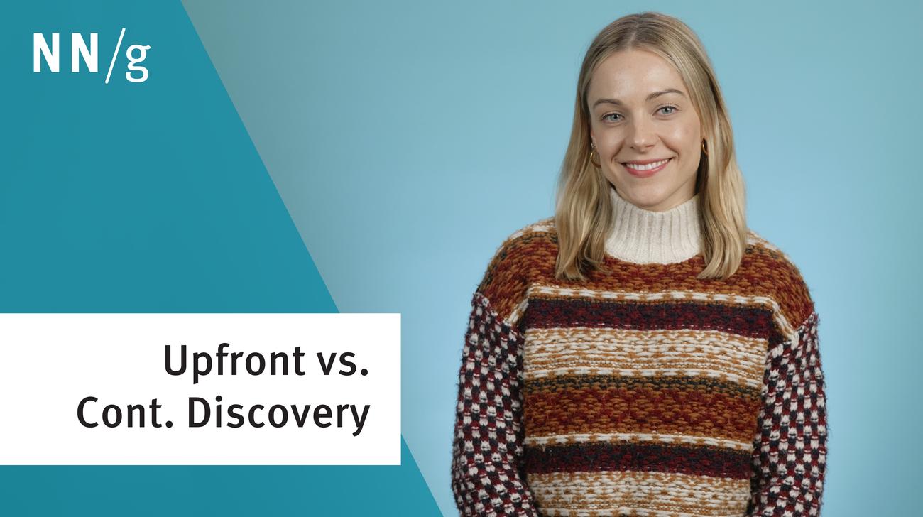 UX Visualization Techniques Reduce Designers' Cognitive Load (Video) - NN/G