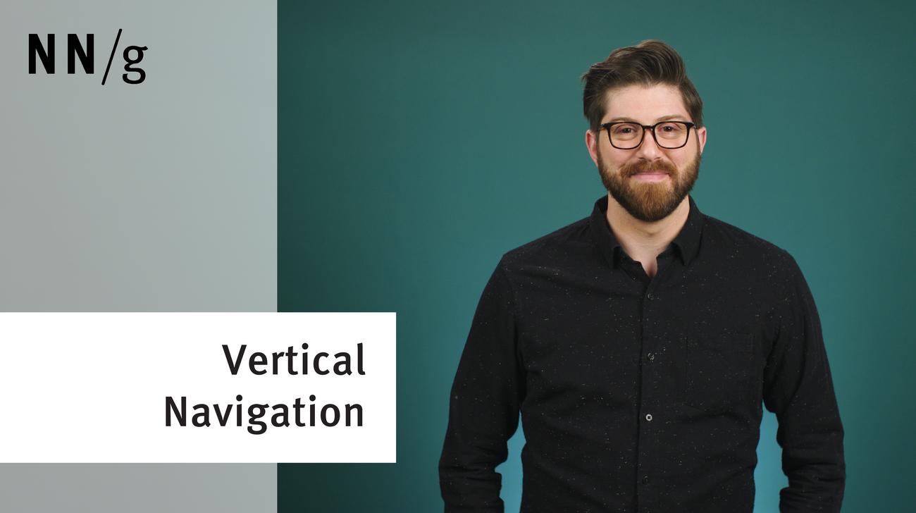 Left-Side Vertical Navigation on Desktop: Scalable, Responsive, and Easy to Scan - NN/G