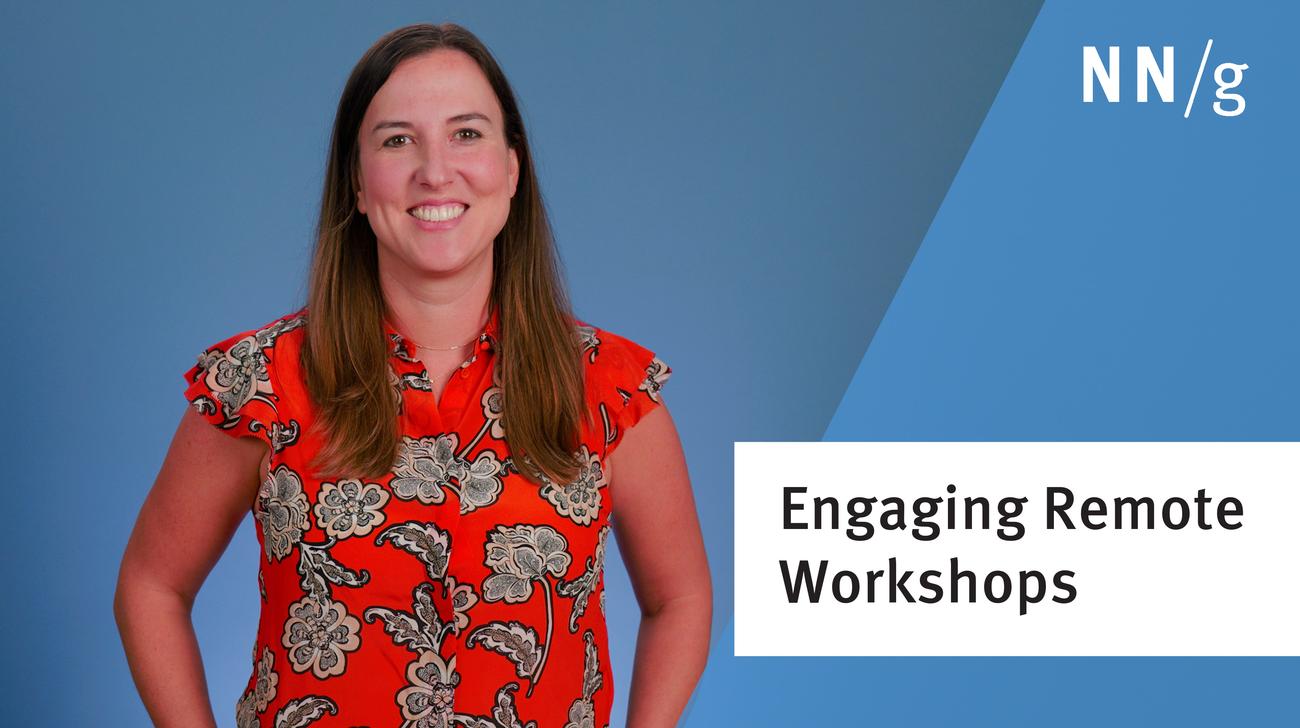 Tools for Remote UX Workshops - NN/g