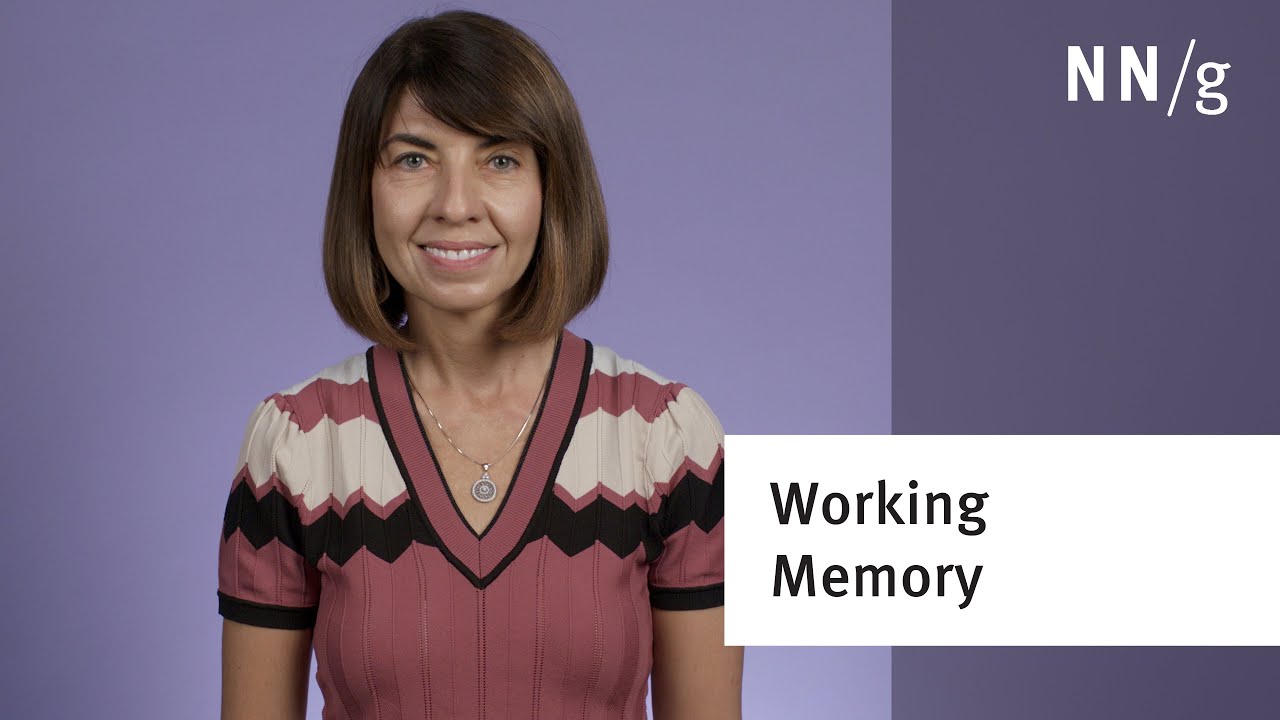 Working Memory and External Memory (Video) - NN/G